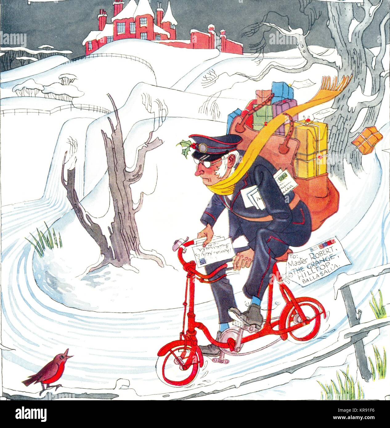 Frontispiece for Punch Almanack 1948 by Rowland Emett Stock Photo - Alamy