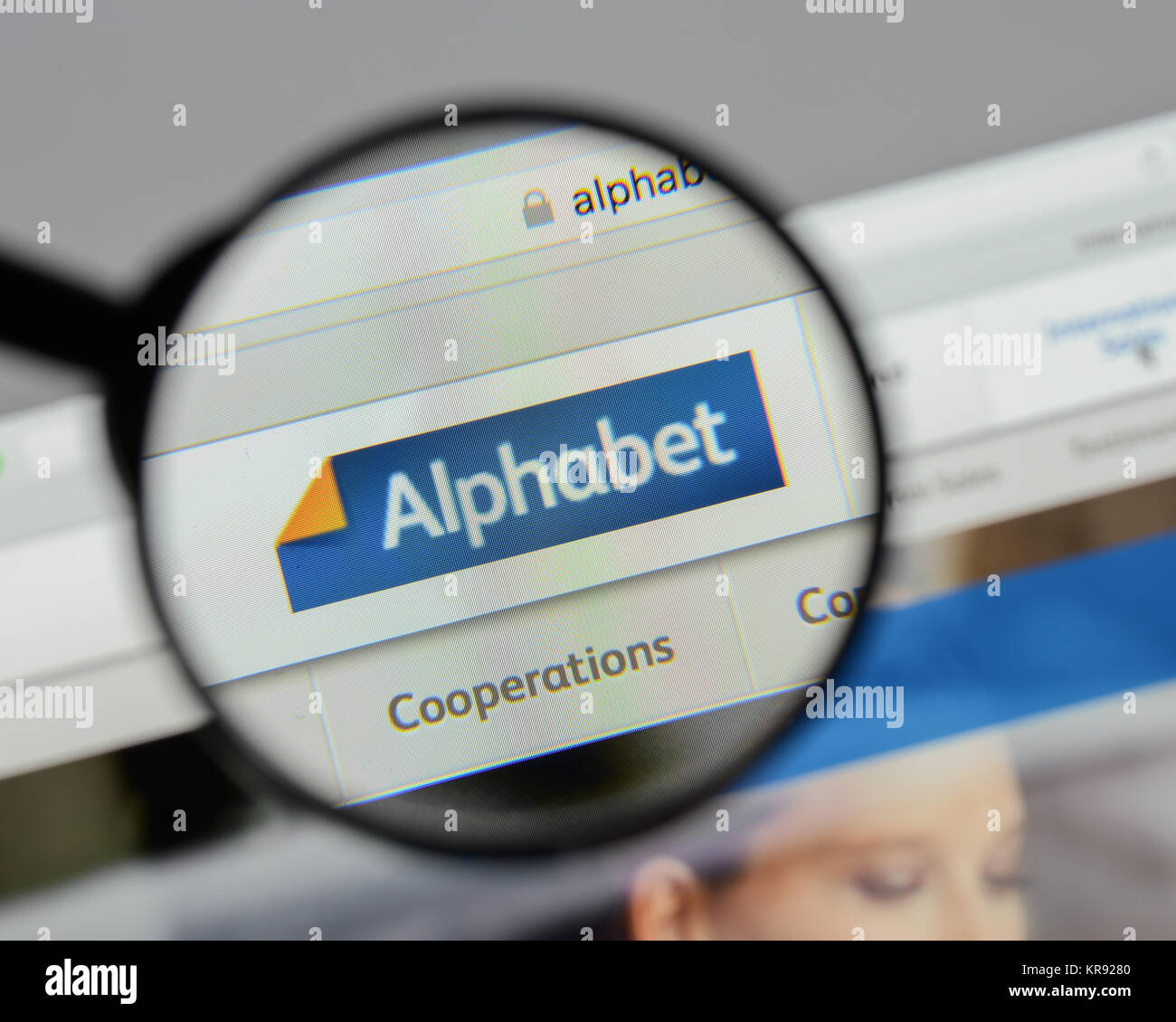 Alphabet logo hi-res stock photography and images - Alamy