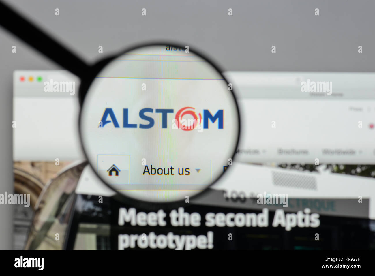 Alstom logo hi-res stock photography and images - Alamy