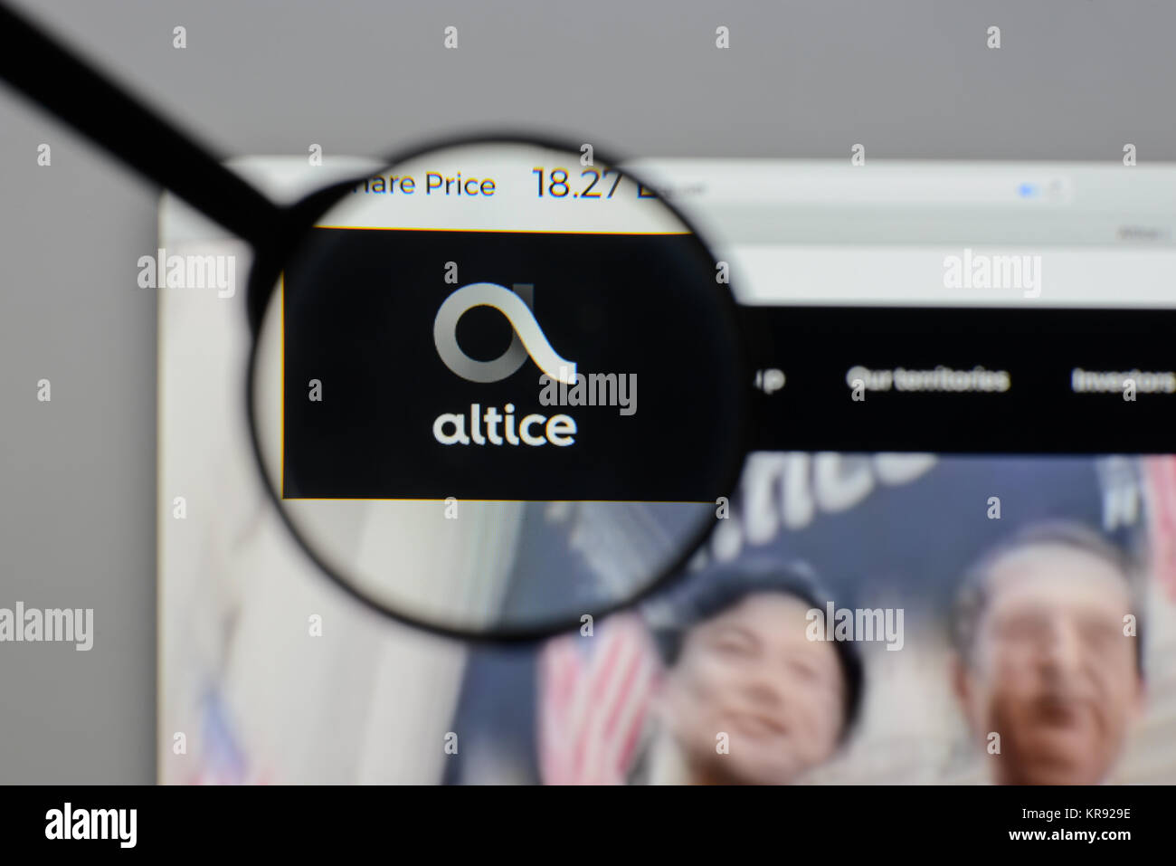 Altice logo hi-res stock photography and images - Alamy