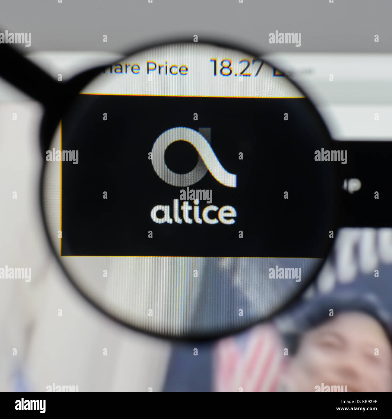 Altice logo hi-res stock photography and images - Alamy
