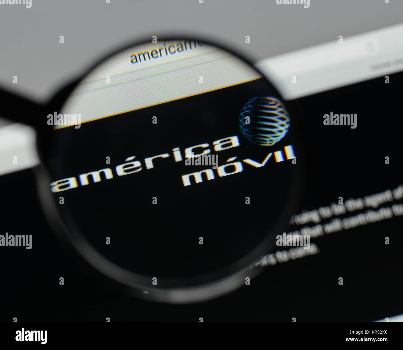 América móvil logo hi-res stock photography and images - Alamy