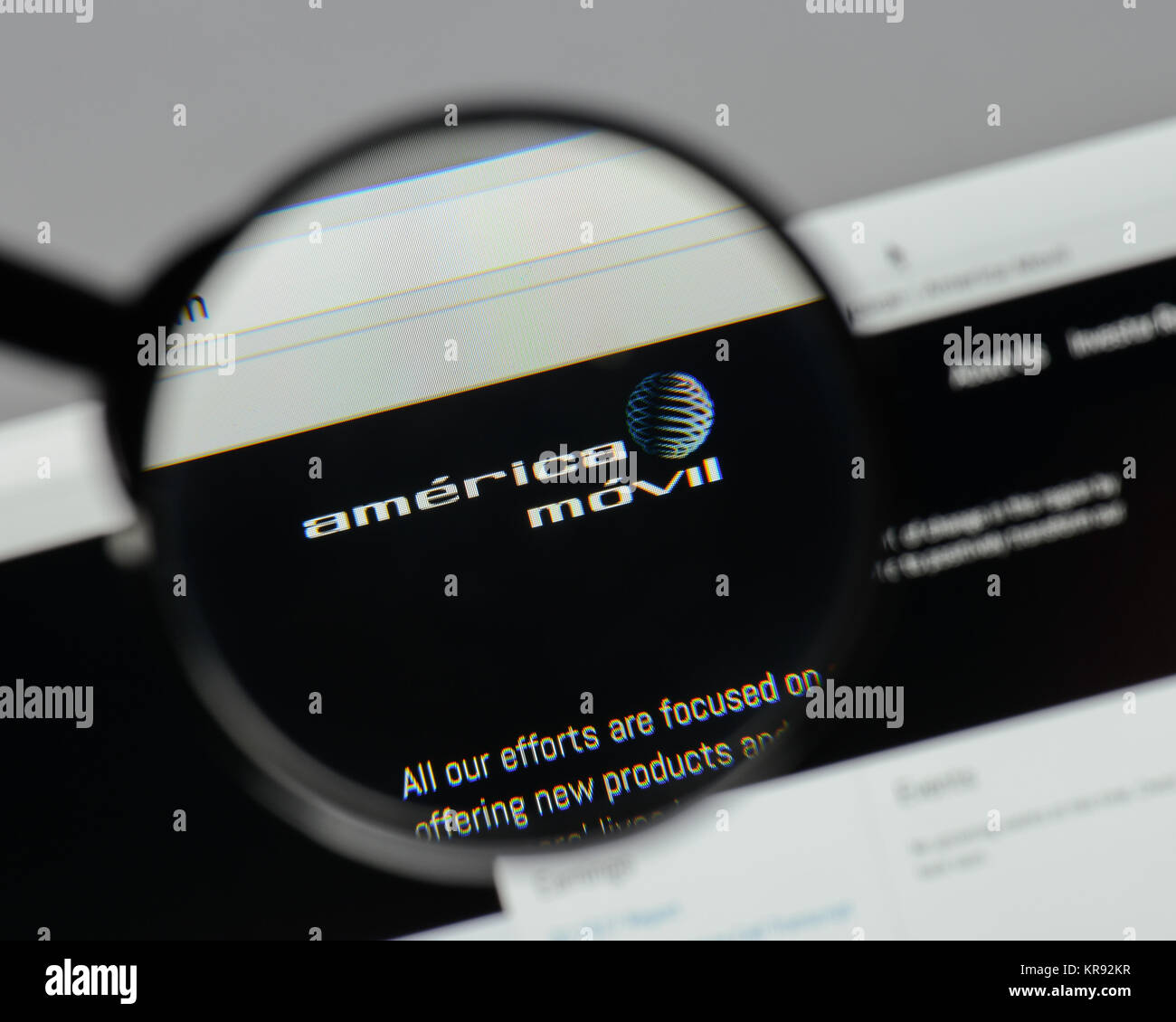 América móvil logo hi-res stock photography and images - Alamy