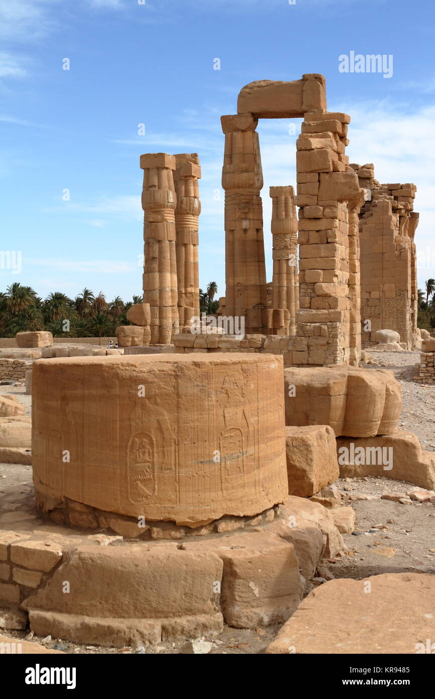 the temple ruins of soleb in sudan Stock Photo - Alamy