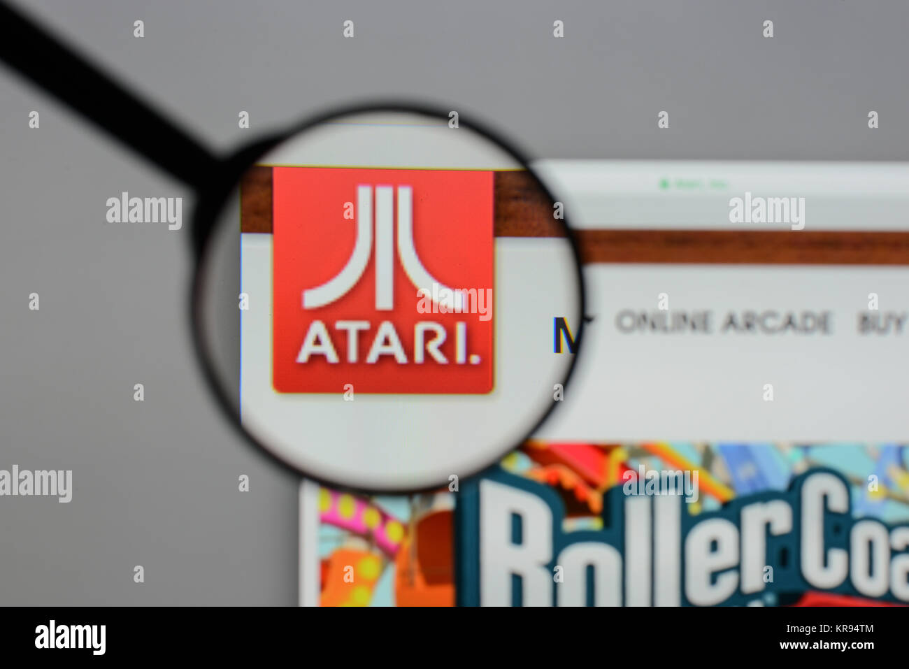 Video Games Atari Logos Atari Vintage Gradient Atari Logo Sweatshirt