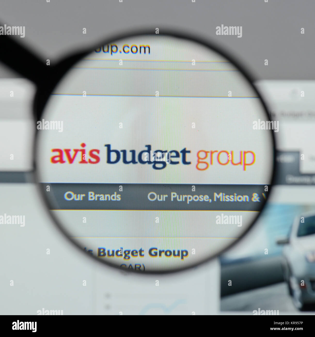Avis budget group logo hi-res stock photography and images - Alamy