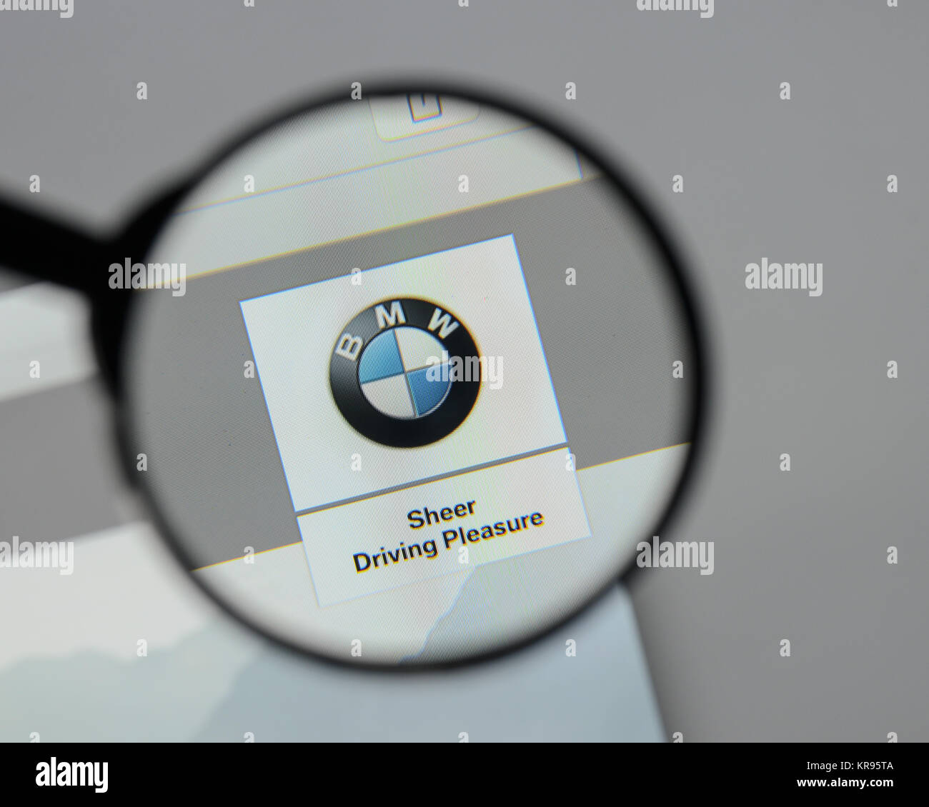 Milan, Italy - August 10, 2017: Bayerische Motoren Werke AG BMW logo on ...