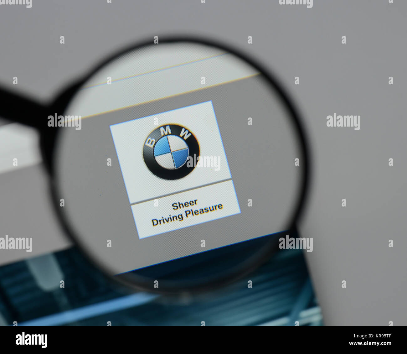 Milan, Italy - August 10, 2017: Bayerische Motoren Werke AG BMW logo on ...
