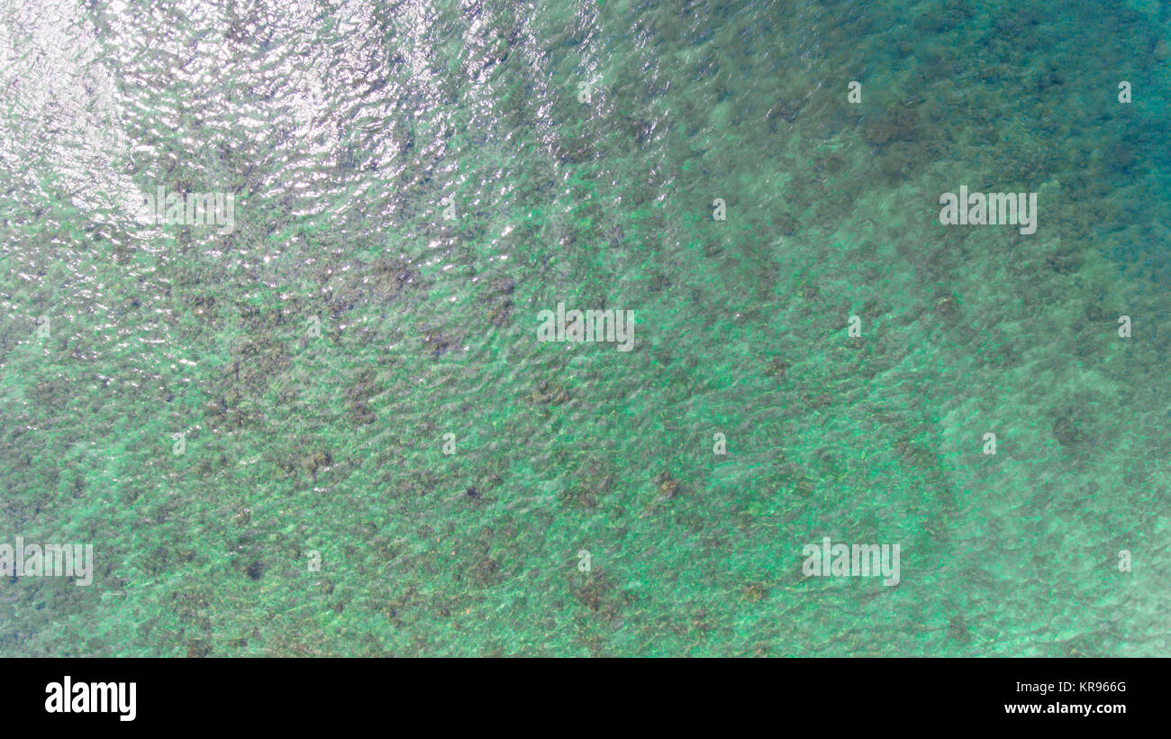 Aerial view of sea surface for background Stock Photo - Alamy