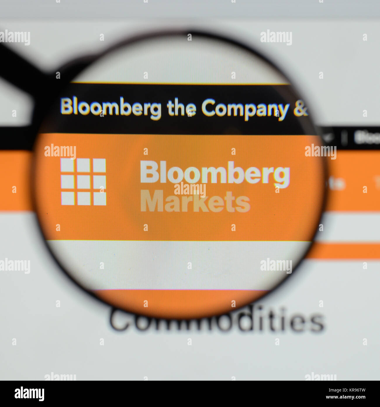 Bloomberg logo hi-res stock photography and images - Alamy