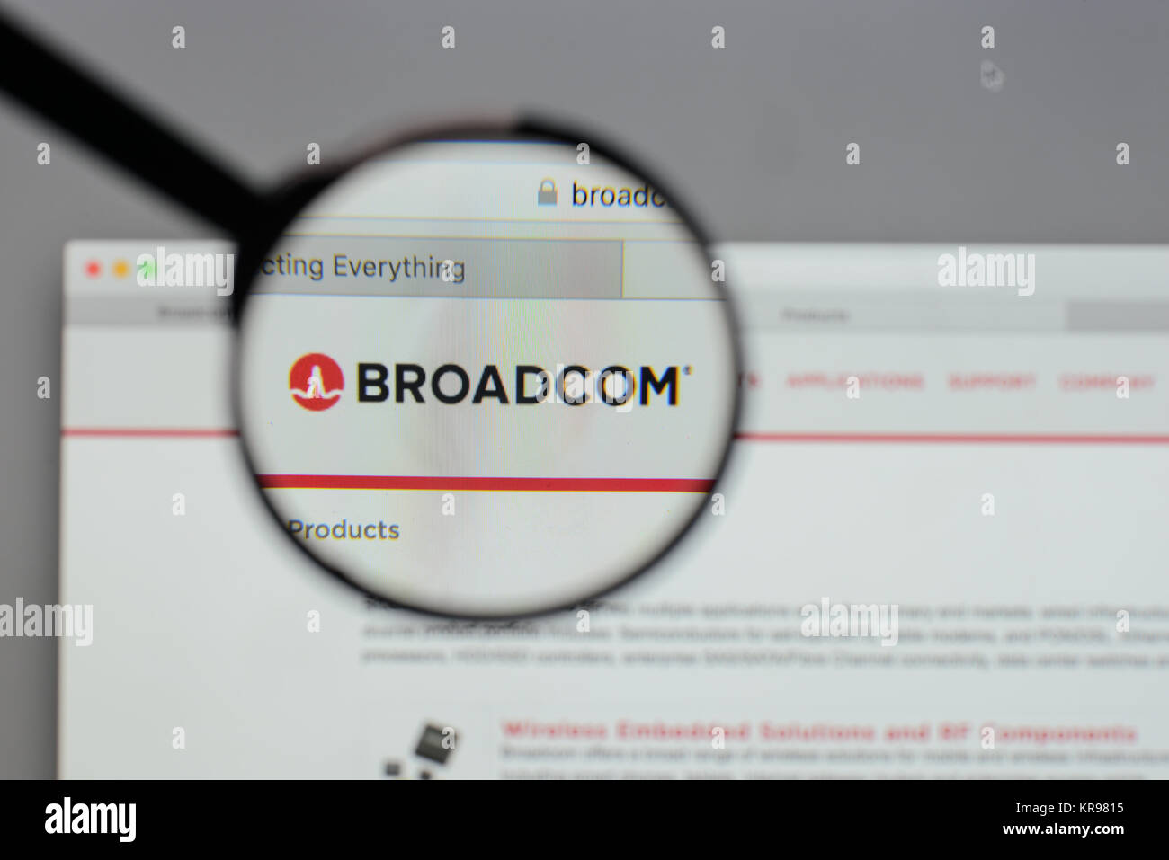 Broadcom logo hi-res stock photography and images - Alamy