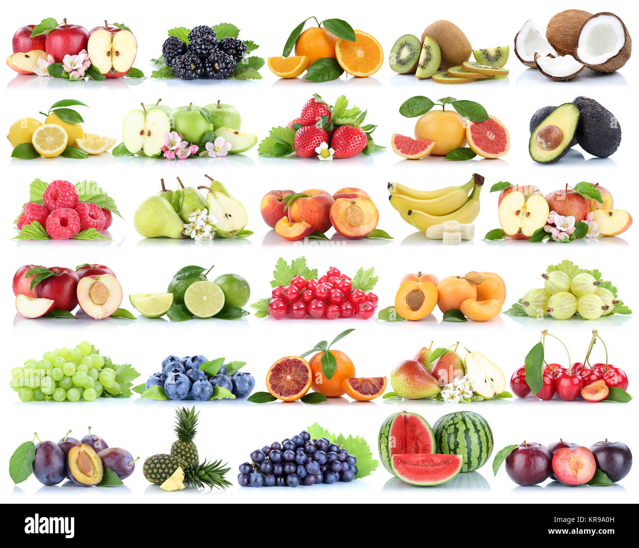 fruits fruit collage apple orange banana orange strawberry pear apples ...