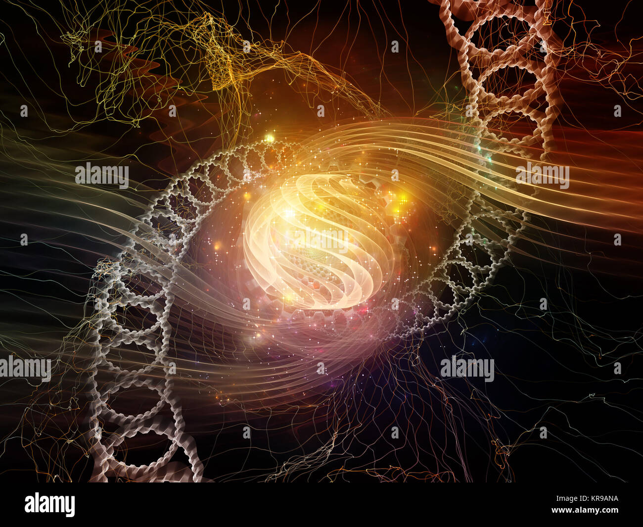 Inner Life of Abstract Visualization Stock Photo - Alamy