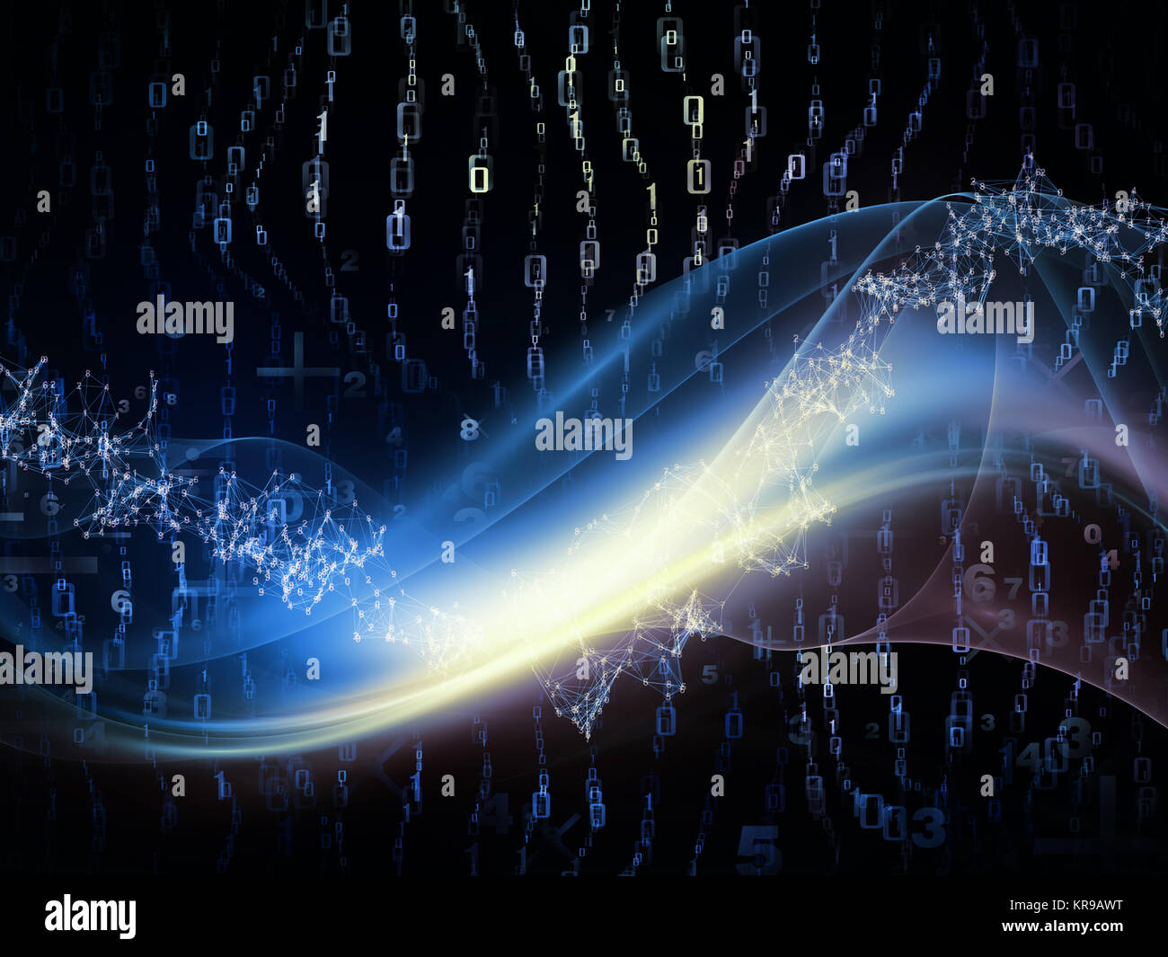 Toward Digital Wave Stock Photo - Alamy