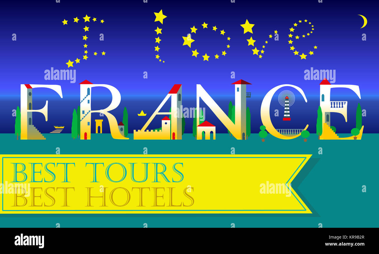 I love france hi-res stock photography and images - Alamy