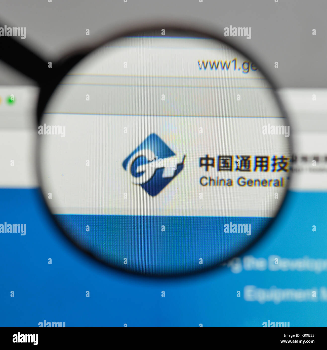 Milan, Italy - August 10, 2017: China General Technology logo on the ...