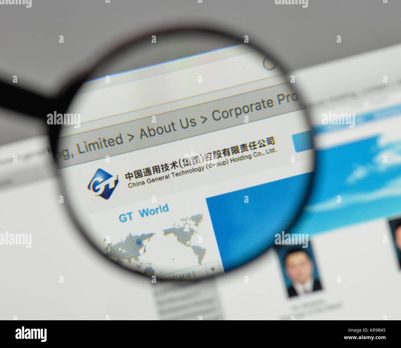 Milan, Italy - August 10, 2017: China General Technology logo on the ...