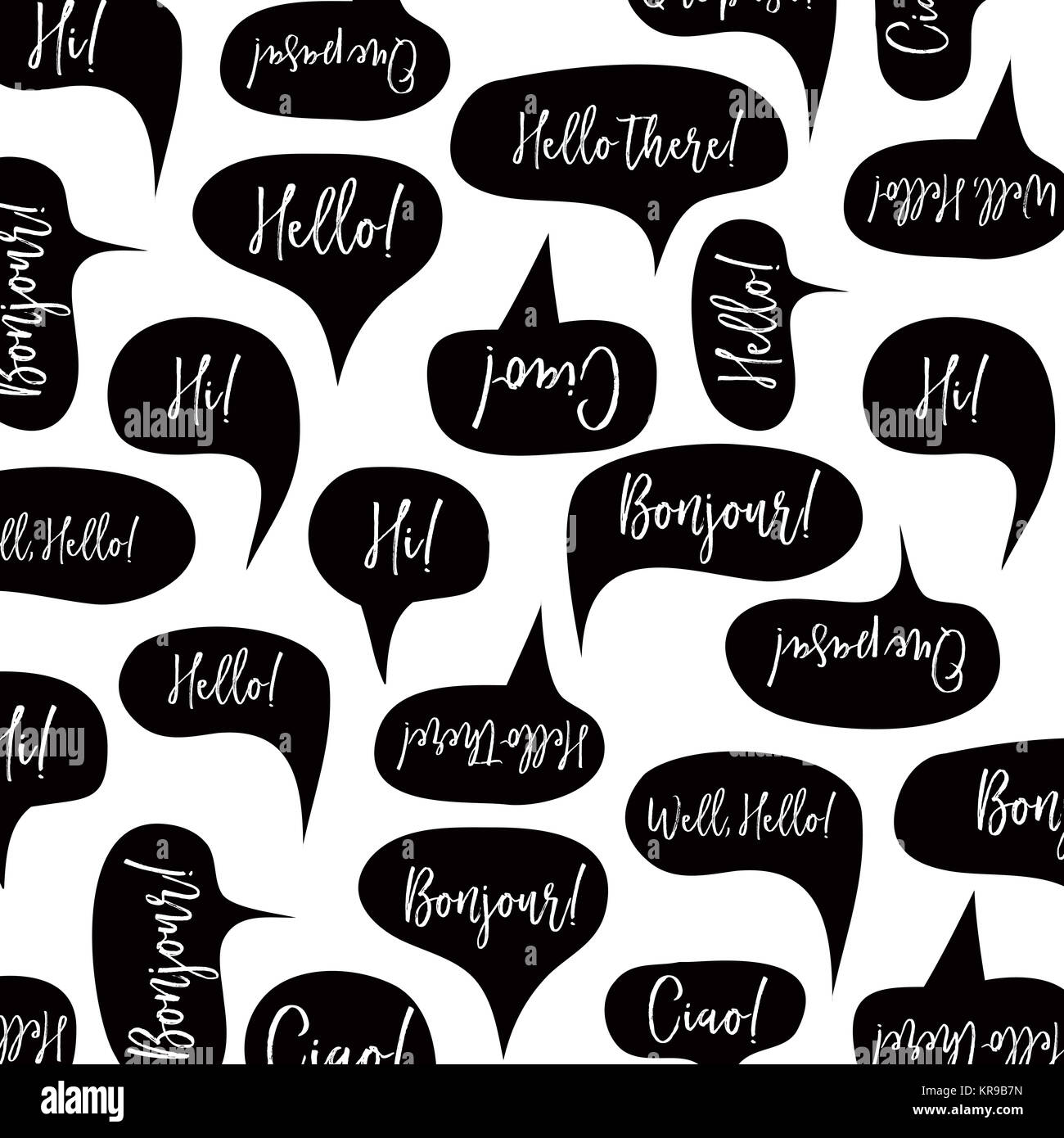 Speech Bubble And Languages High Resolution Stock Photography and ...