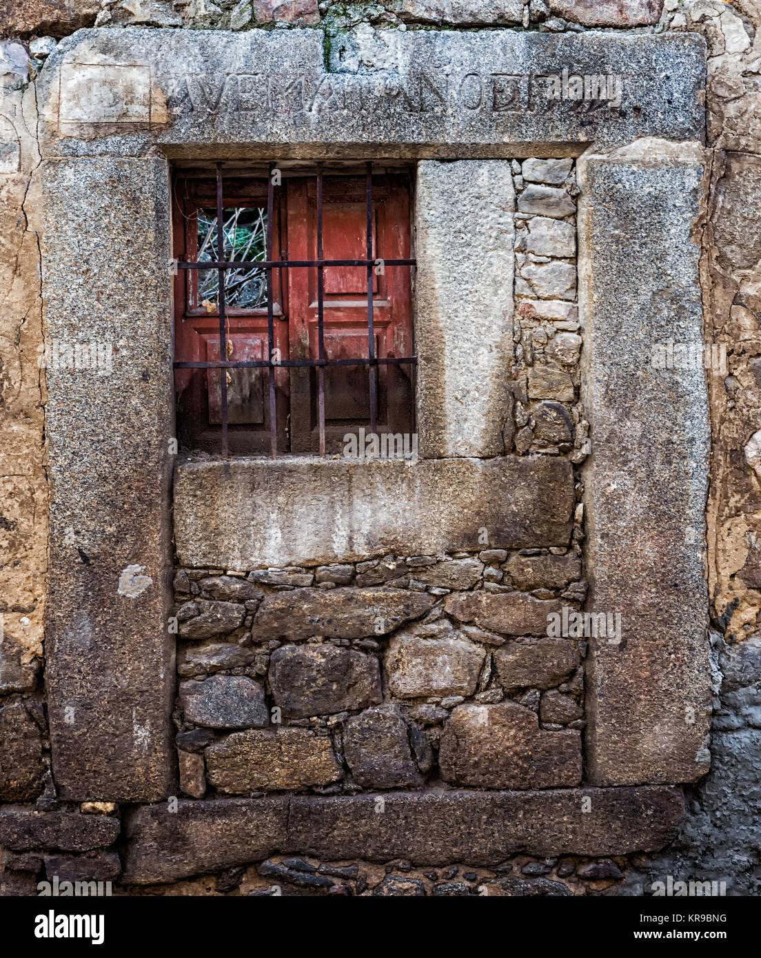 Old window with 1794 engraved on the lintel Stock Photo - Alamy