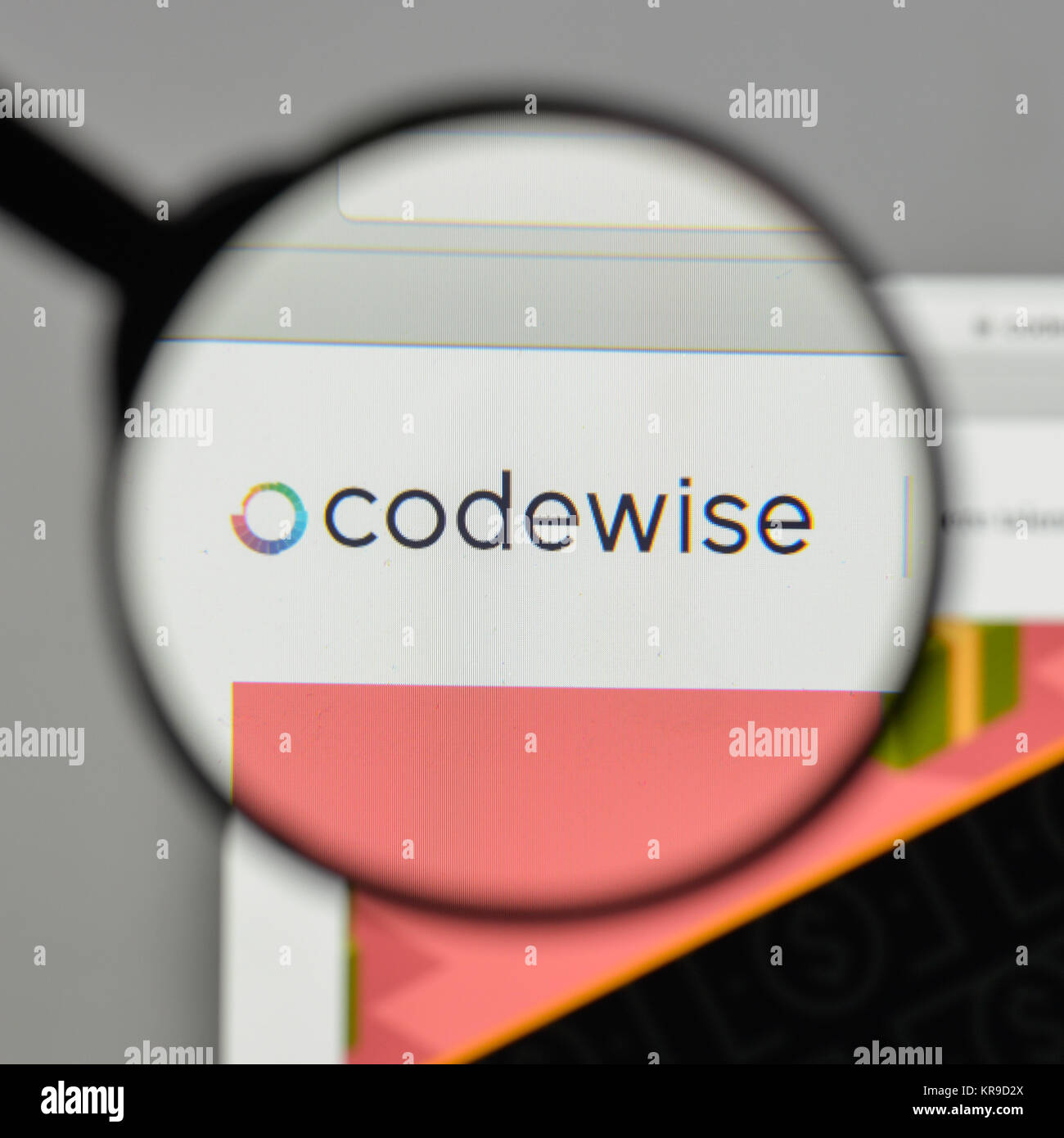 Milan, Italy - August 10, 2017: Codewise logo on the website homepage Stock Photo - Alamy