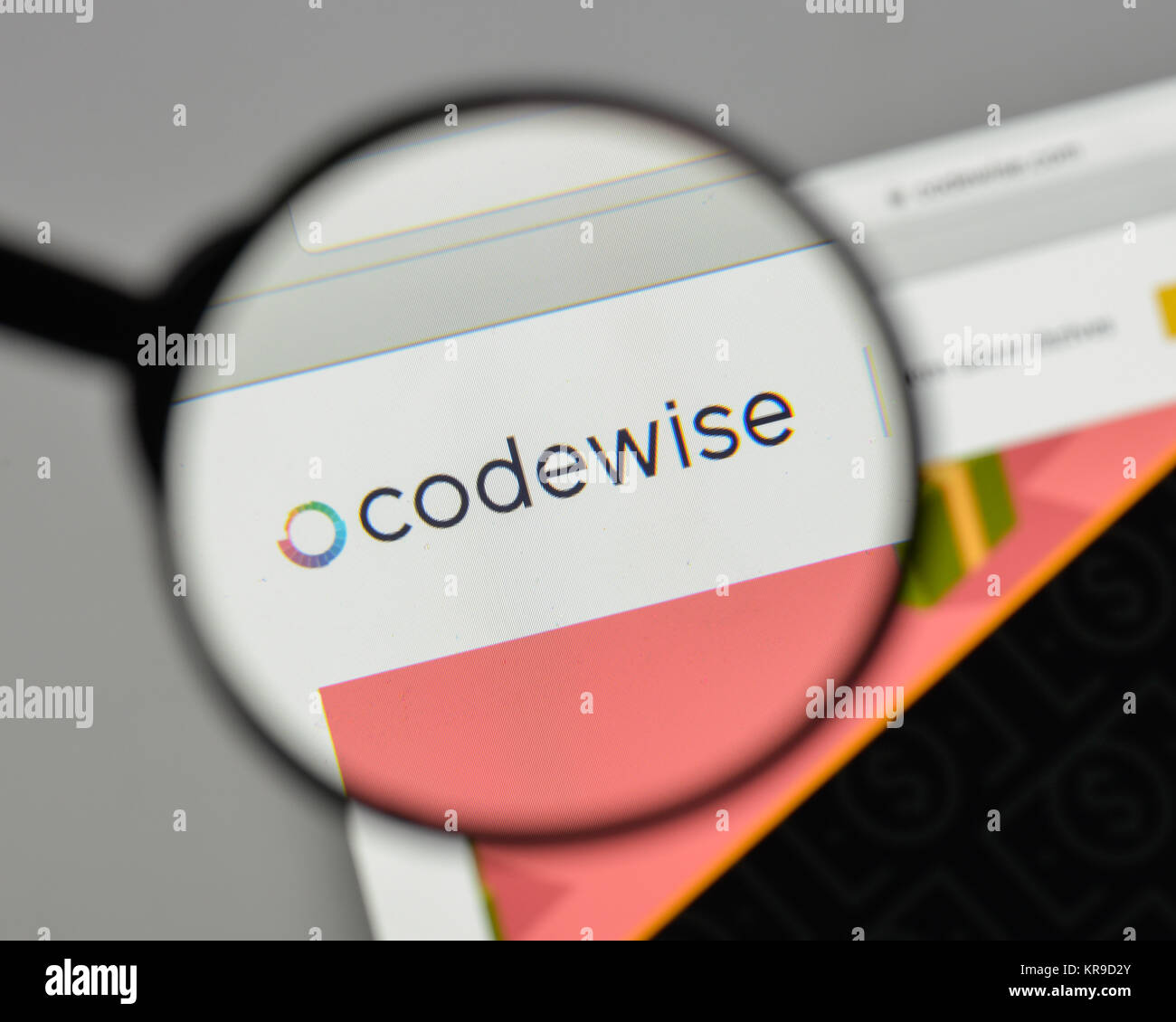 Milan, Italy - August 10, 2017: Codewise logo on the website homepage Stock Photo - Alamy