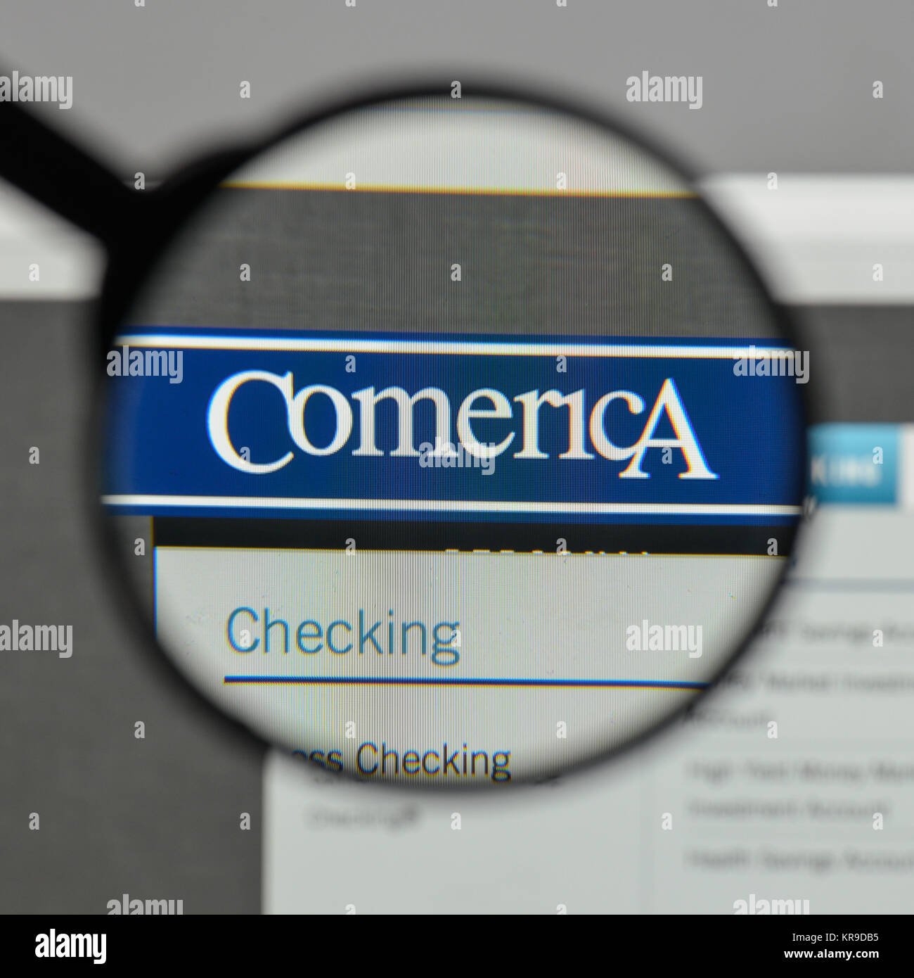 Comerica logo hi-res stock photography and images - Alamy
