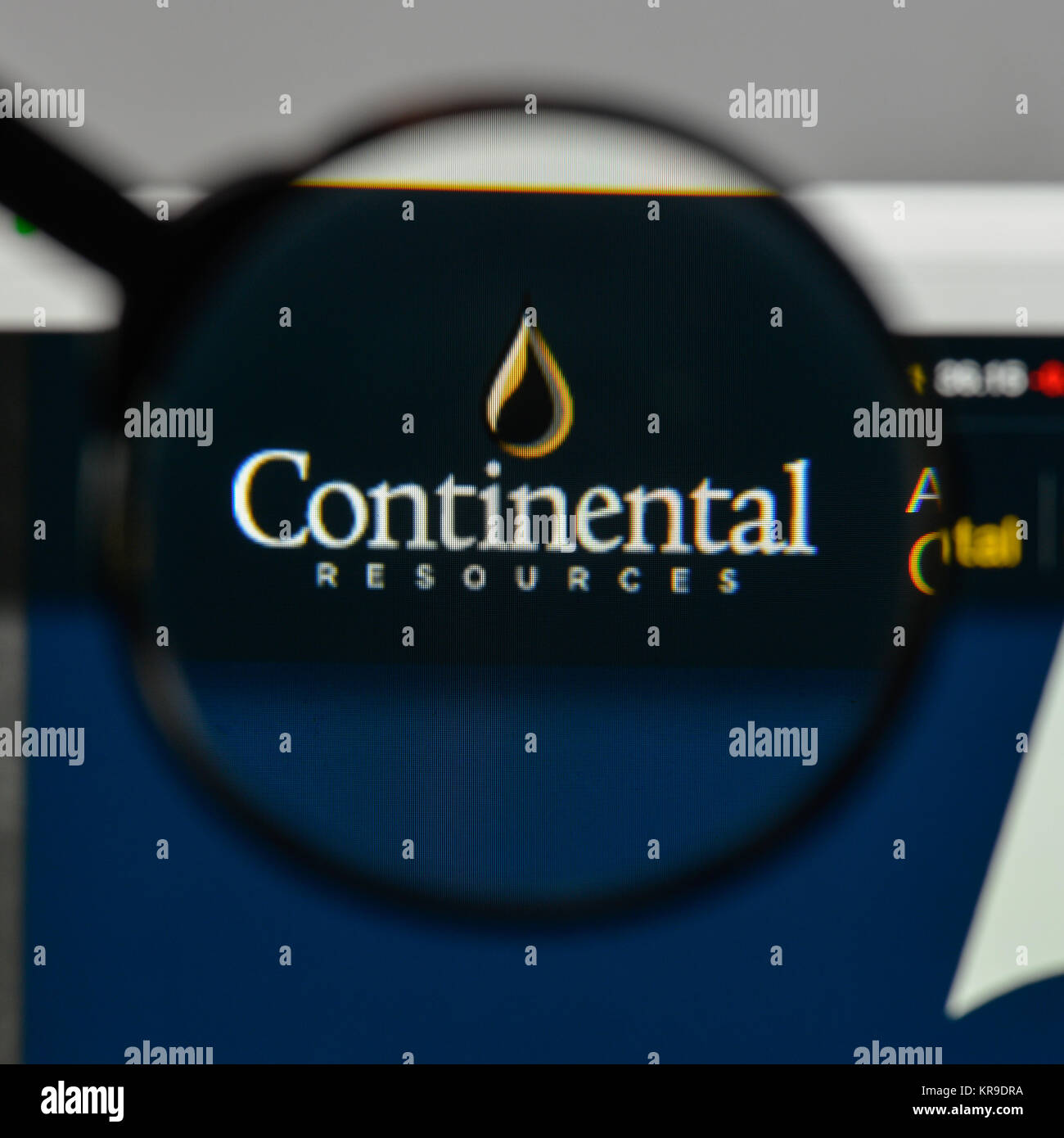 Milan, Italy - August 10, 2017: Continental Resources logo on the website homepage Stock Photo ...