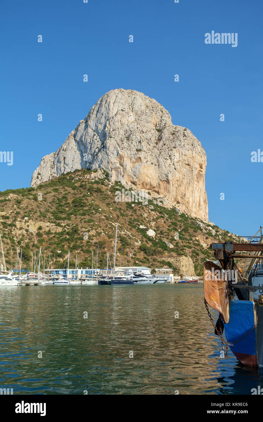 Calpe rock climb hi-res stock photography and images - Alamy