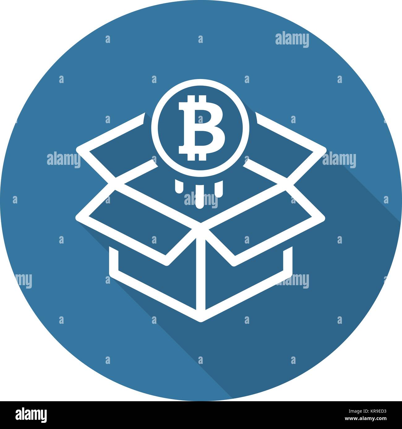 Bitcoin Block Reward Icon Stock Vector Image & Art - Alamy