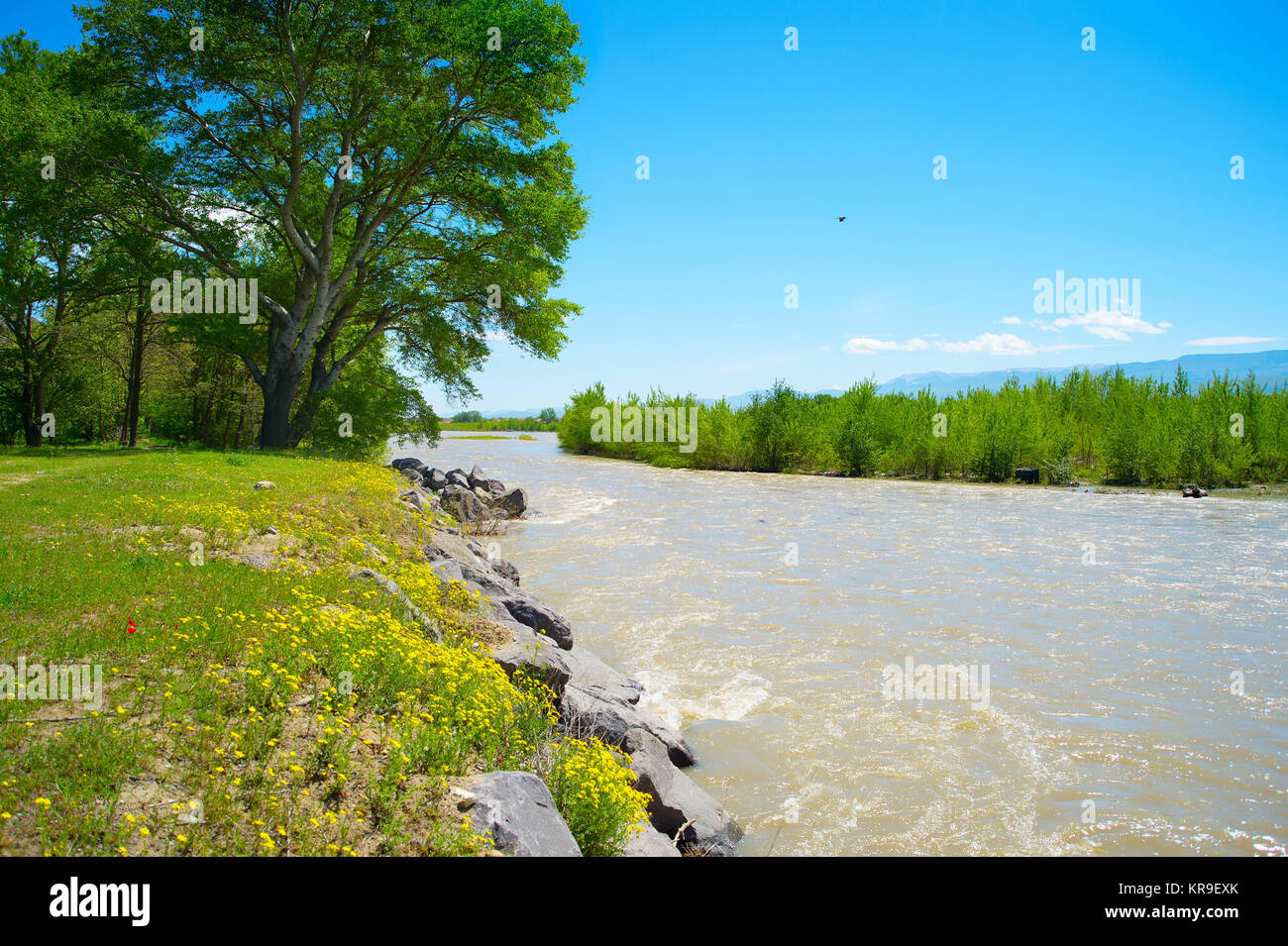 Georgia countryside landscape Stock Photo - Alamy