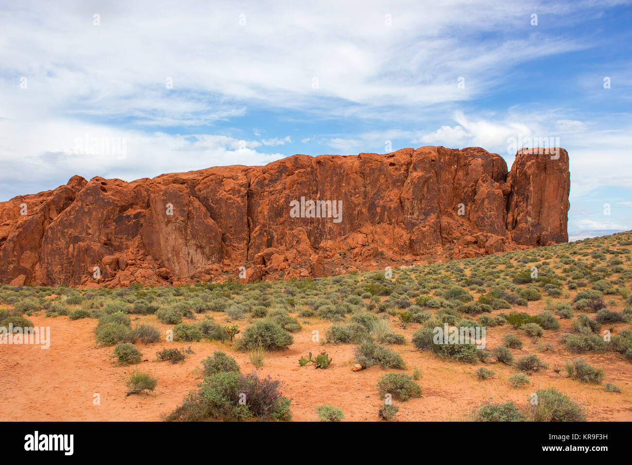 Amazing colors and shape of the Fire Wave rock Stock Photo - Alamy