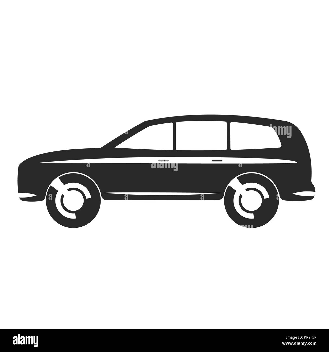 Car vector icon Stock Photo - Alamy