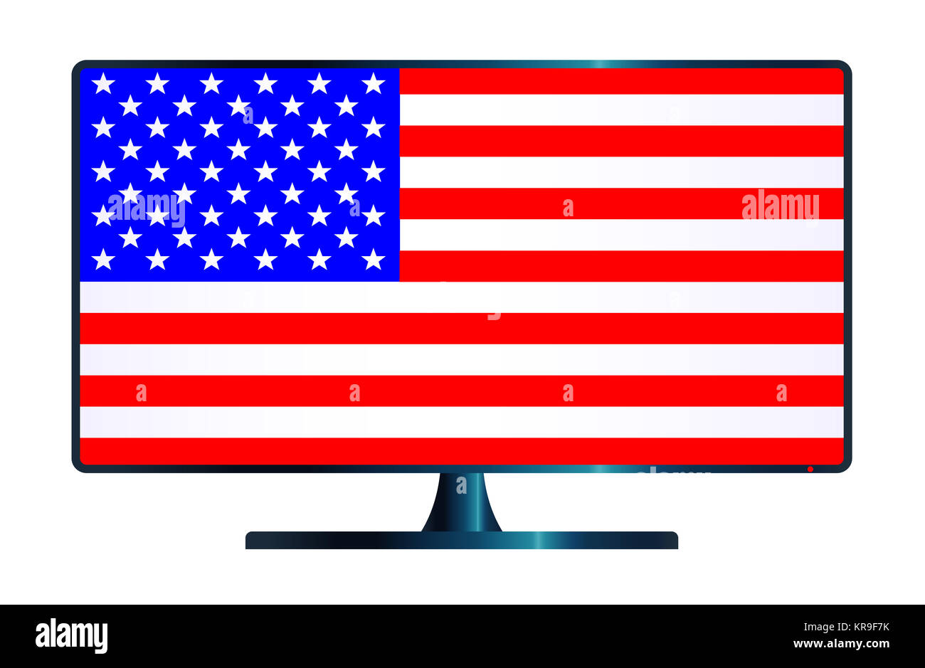 Stars And Stripes TV Stock Photo - Alamy