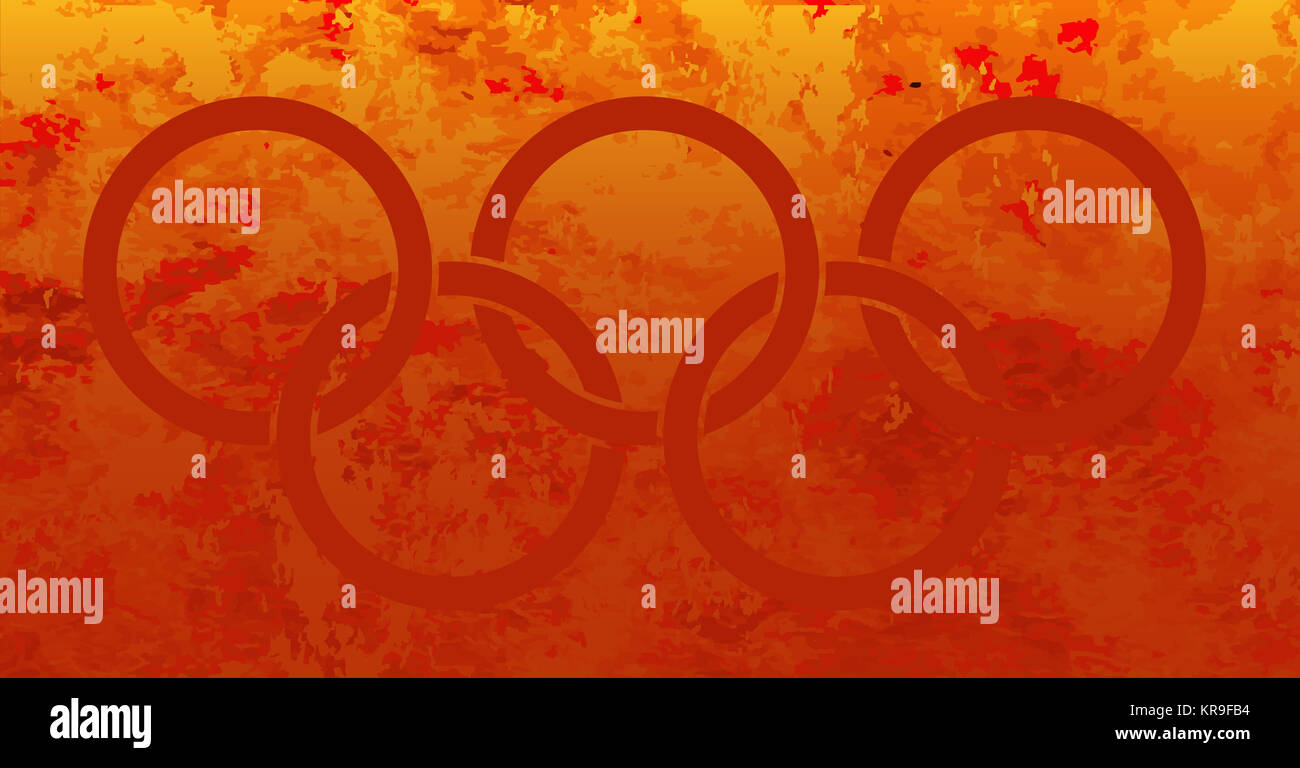 Five Fire Rings Stock Photo - Alamy
