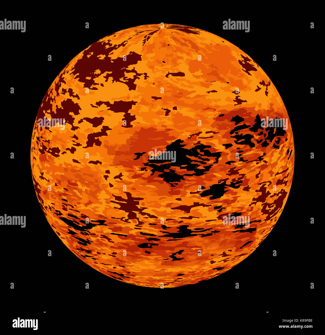 The Red Planet Stock Photo - Alamy