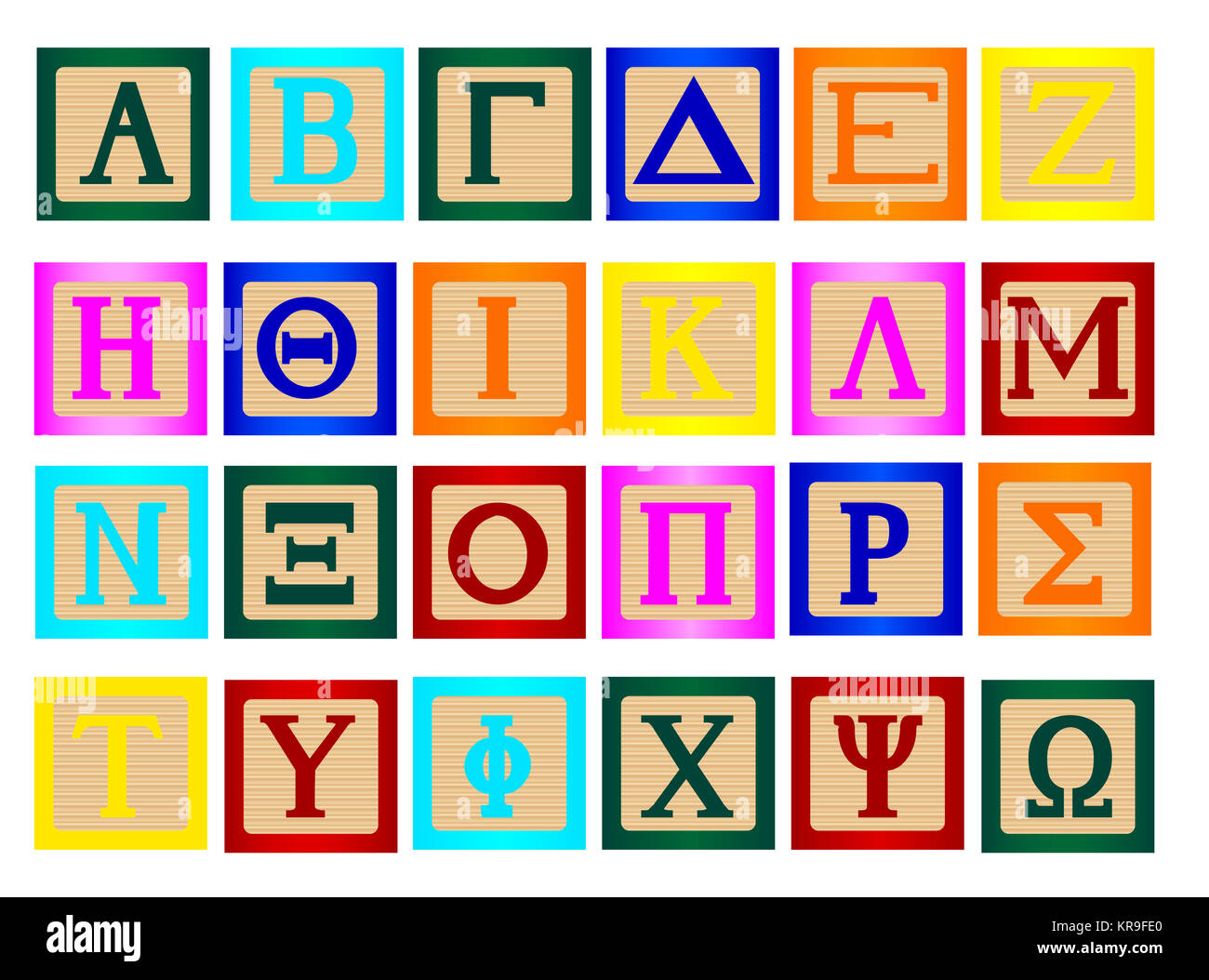 Greek alphabet symbols hi-res stock photography and images - Alamy