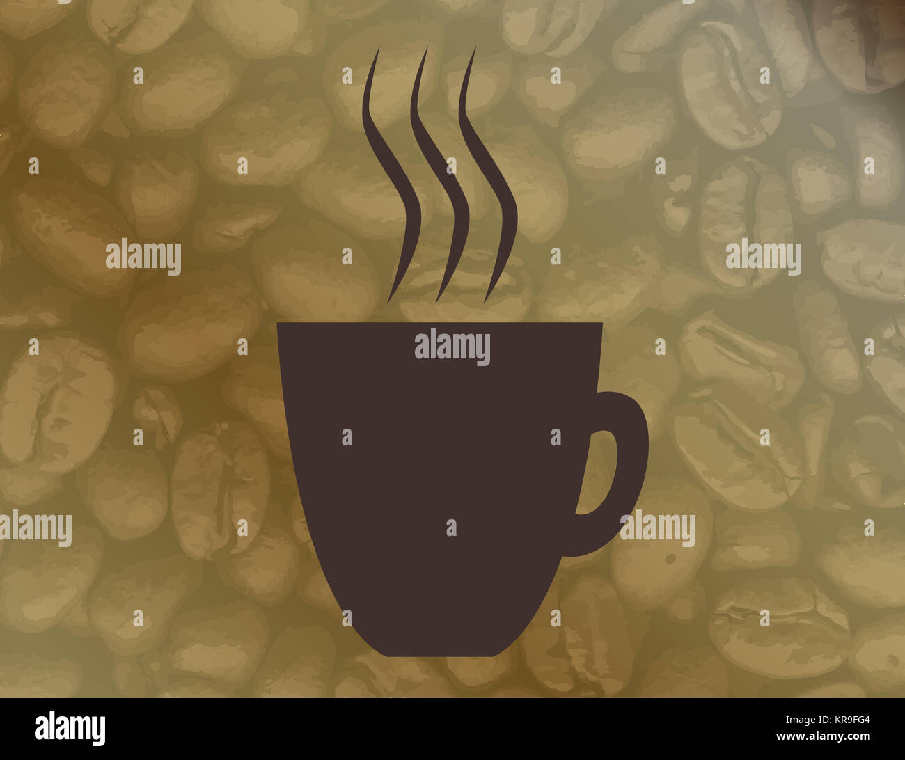 Hot Coffee Background Stock Photo - Alamy