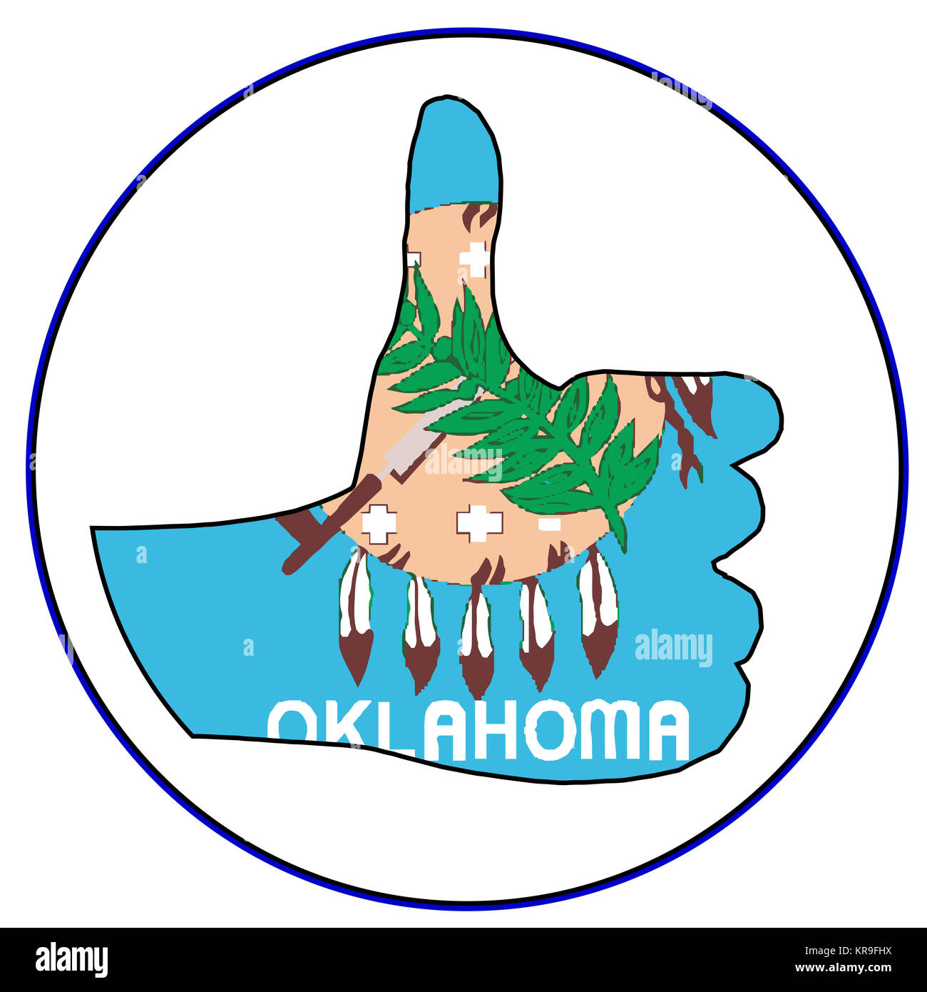Thumbs Up Oklahoma Stock Photo - Alamy