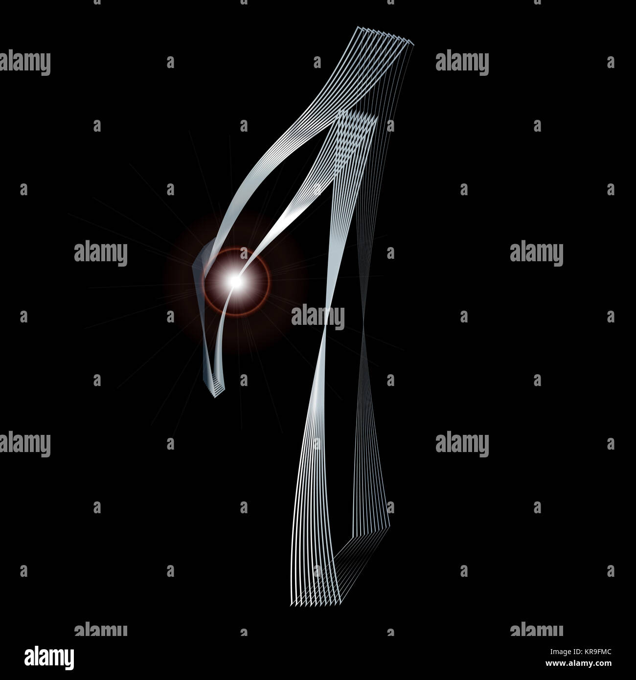Silver Number Seven Stock Photo - Alamy