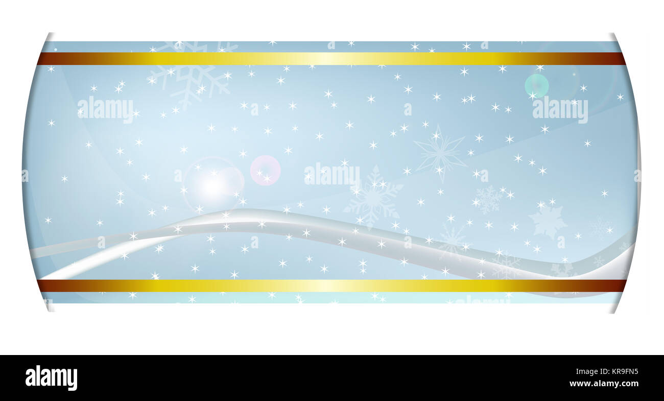 Winter Background Banner Stock Photo - Alamy