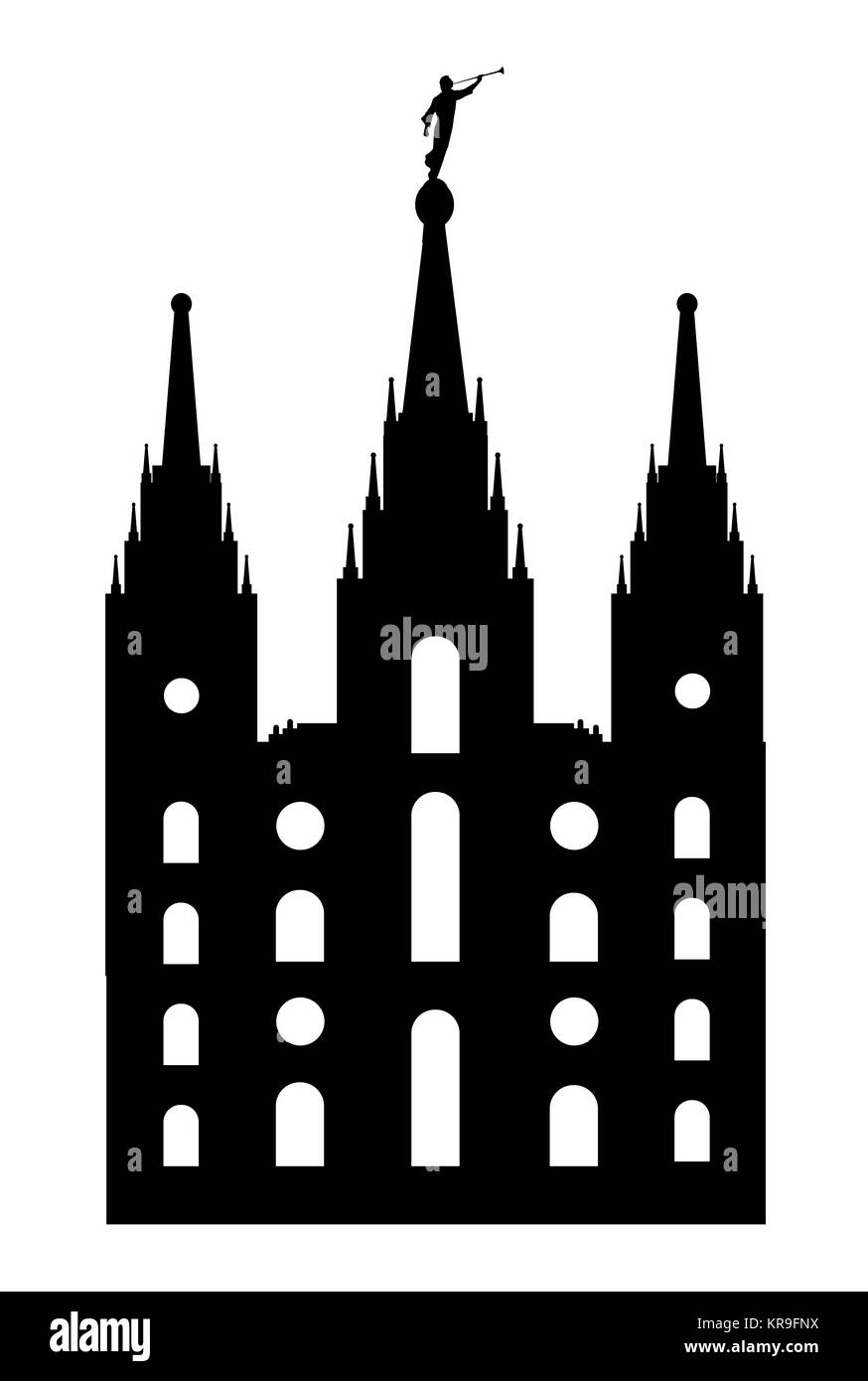 Lds temple Cut Out Stock Images & Pictures - Alamy
