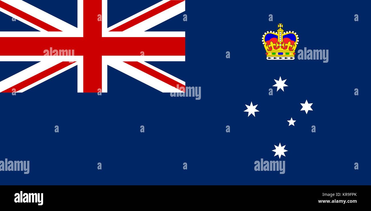 Victoria State Flag Stock Photo - Alamy