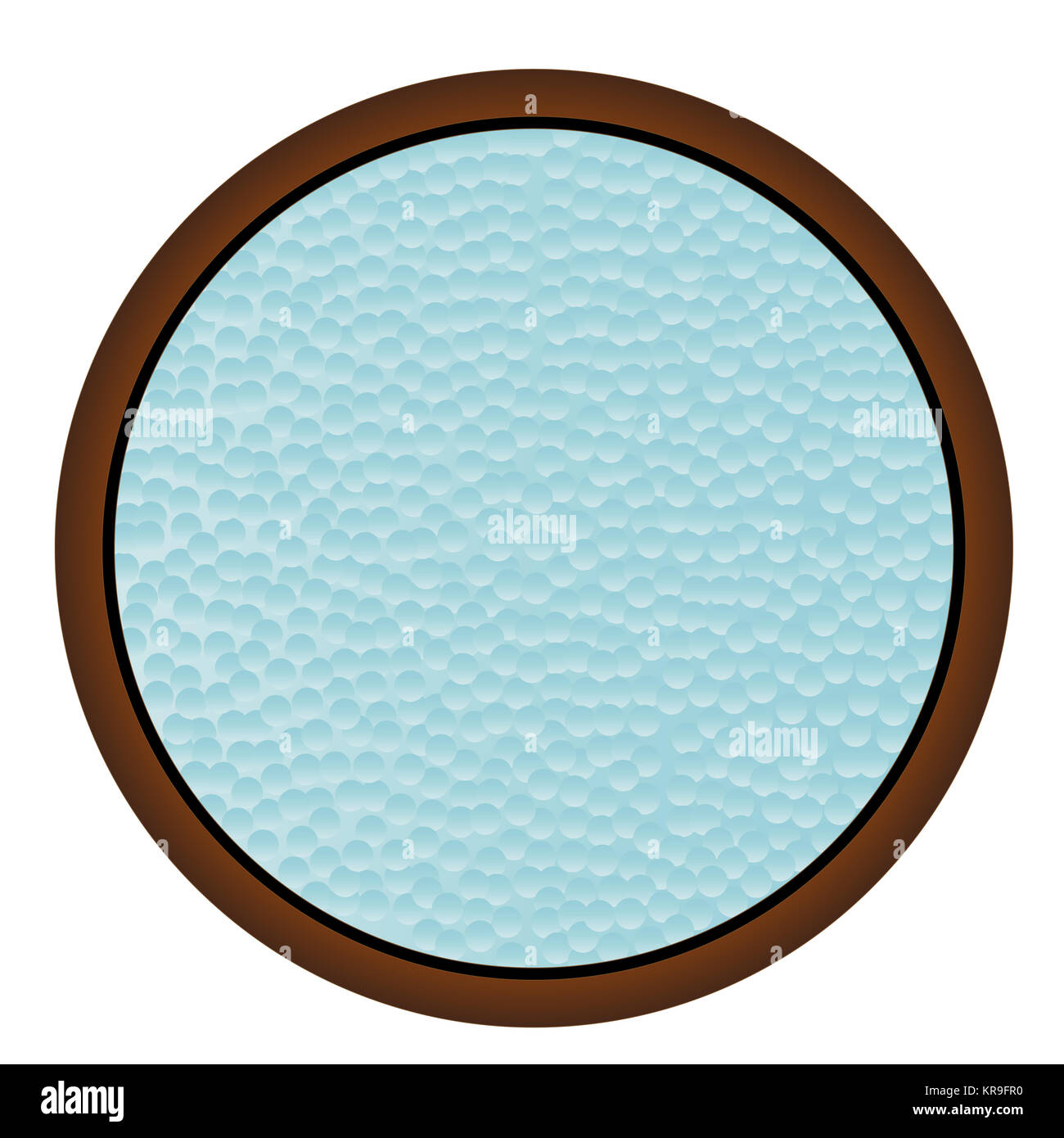 Round Wooden Window Stock Photo - Alamy