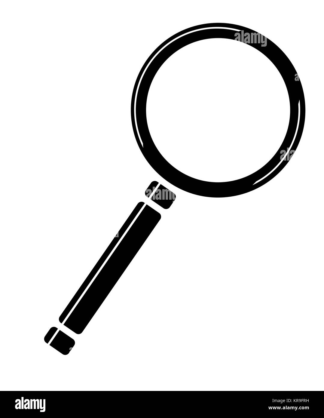 Magnifying Glass Cartoon Stock Photo - Alamy