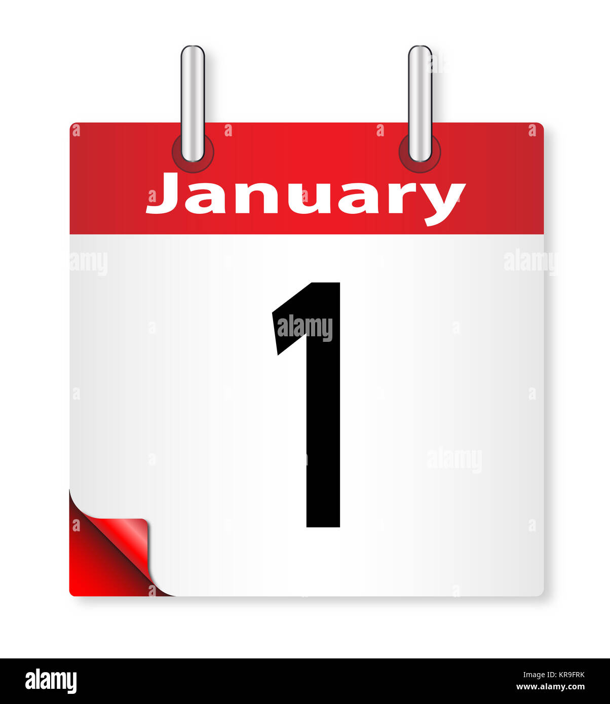 Date January 1st Stock Photo - Alamy