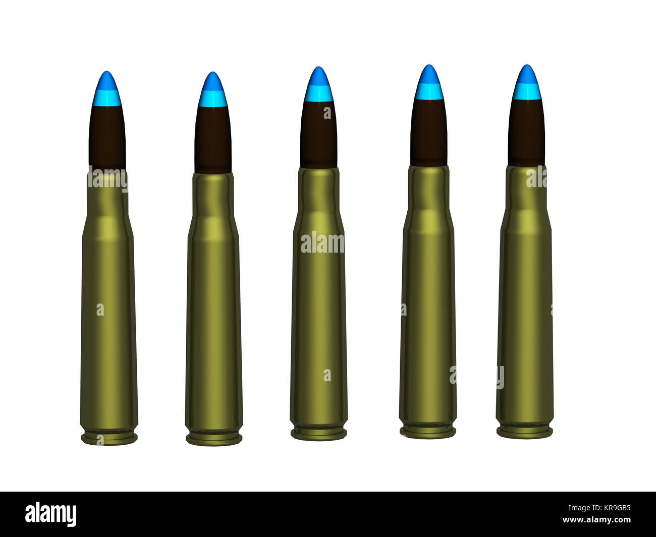rifle cartridges released Stock Photo - Alamy