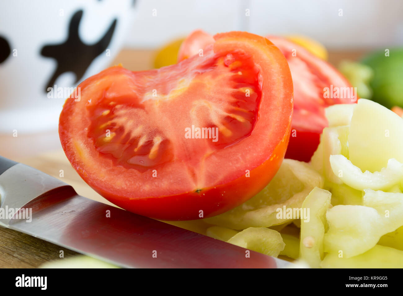 Kitchen full of fresh vegetables Stock Photo - Alamy