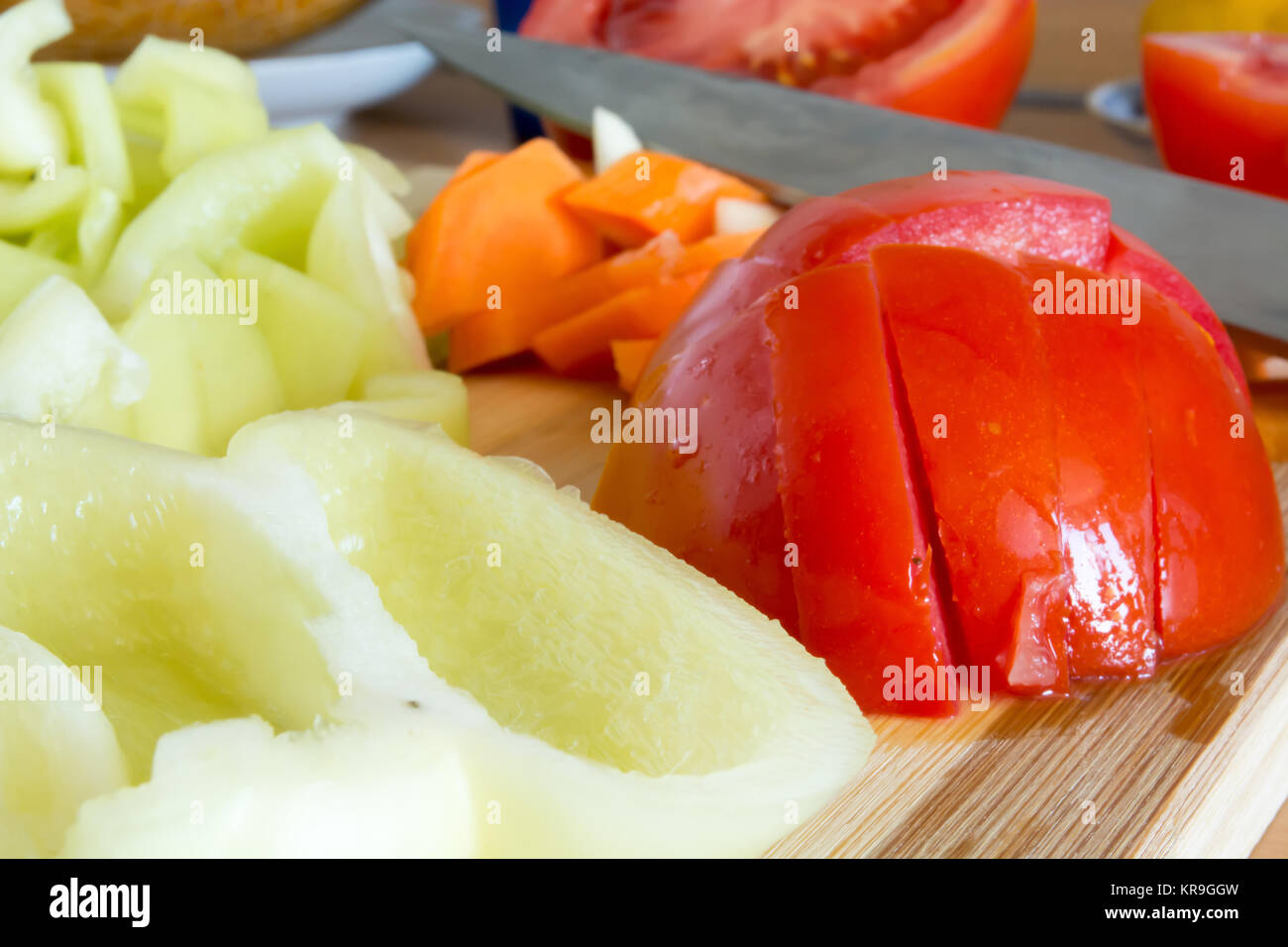 Kitchen full of fresh vegetables Stock Photo - Alamy
