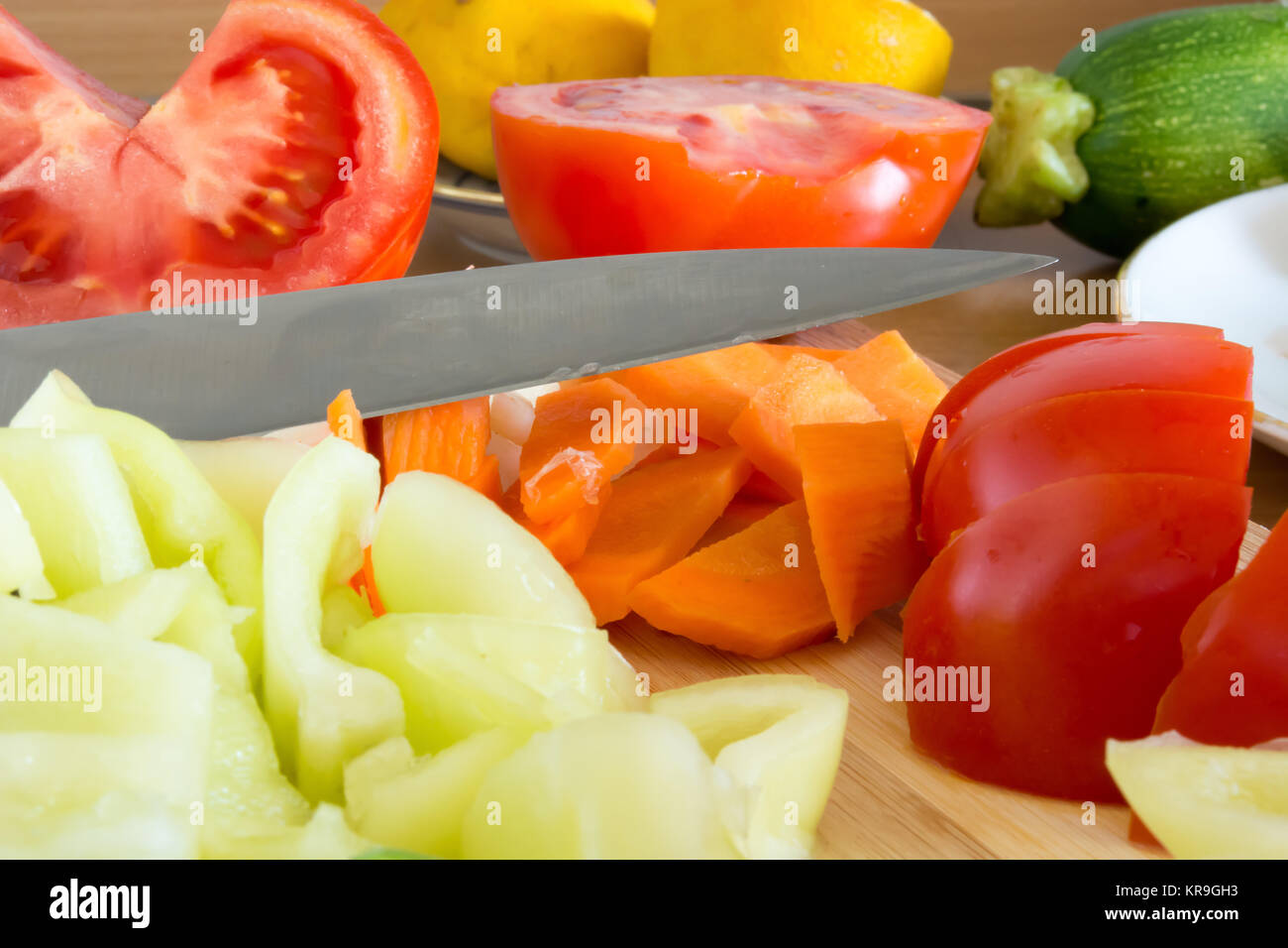 Kitchen full of fresh vegetables Stock Photo - Alamy