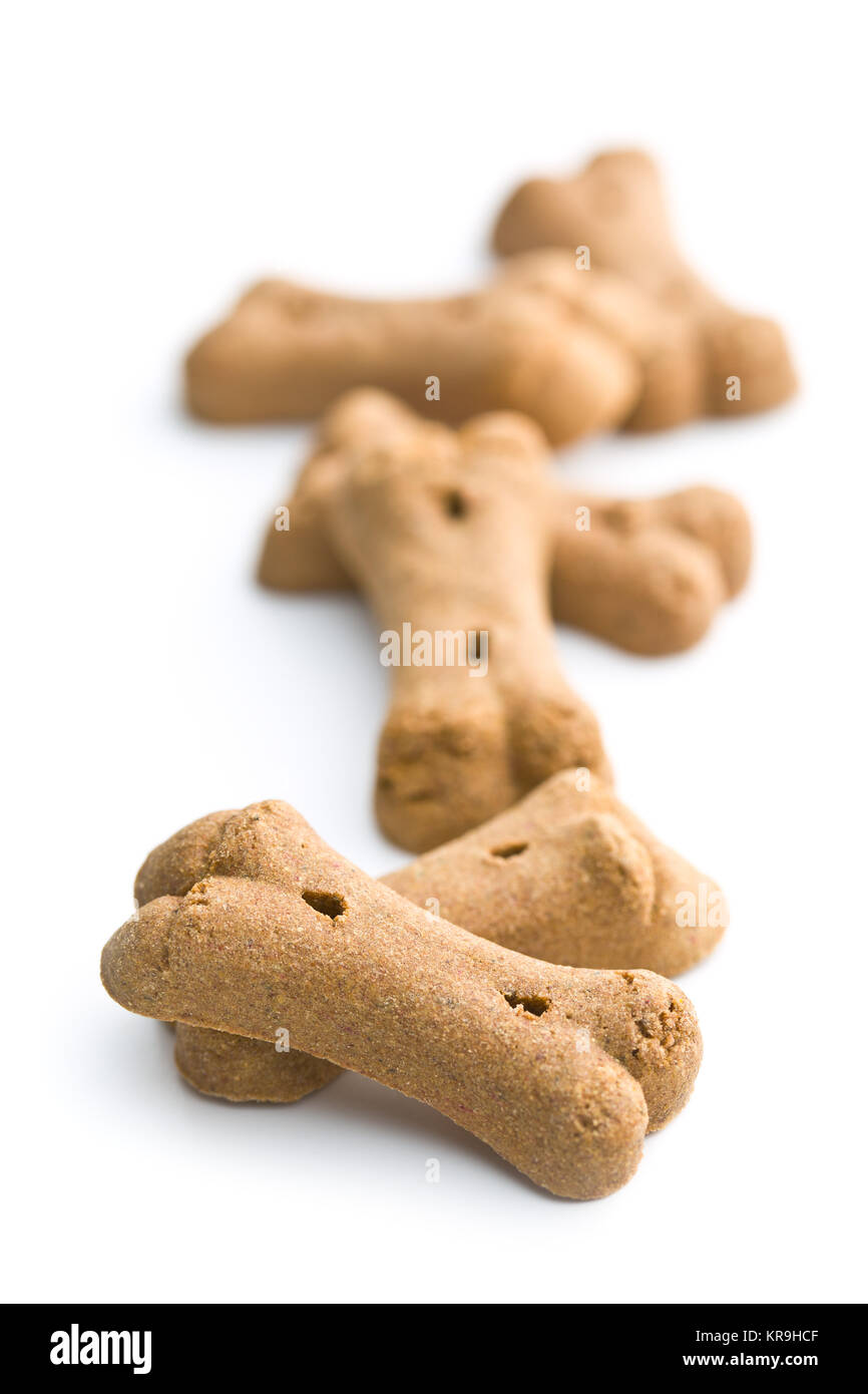Dog food shaped like bones Stock Photo - Alamy